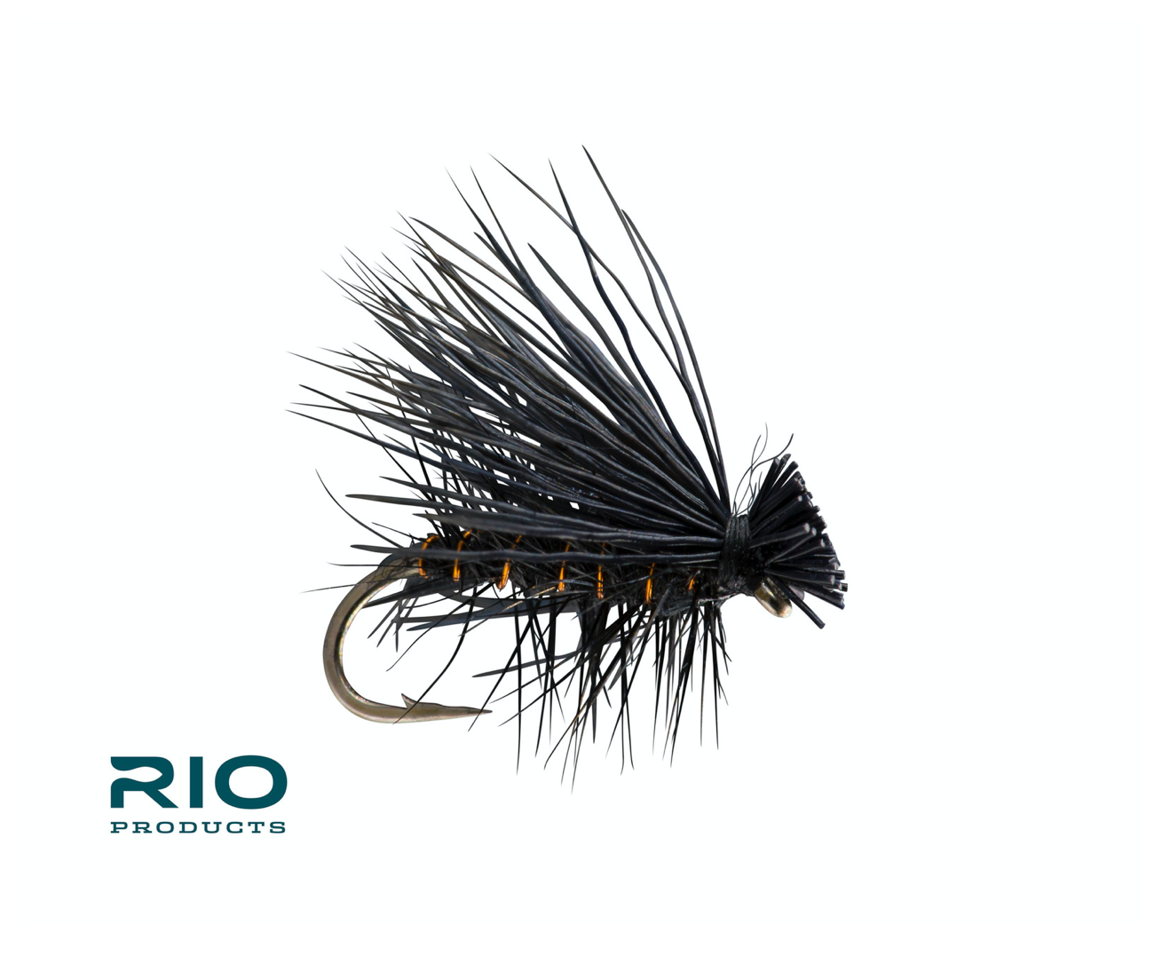 Elk hair caddis Black – Mouche Expert